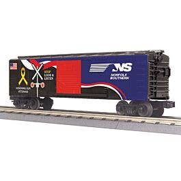 MTH - Norfolk Southern Boxcar w/Blinking LEDs - 3-Rail Ready to Run ...