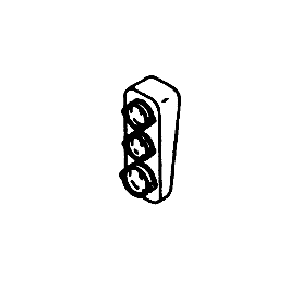 Det West - Nose Mounted Lights - Oscitrol - 235-153