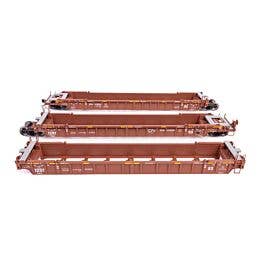 Walthers - NSC Articulated 3-Unit 53' Well Car - Ready to Run ...