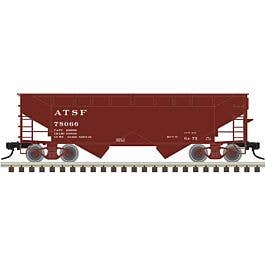 Atlas Trnm - Offset-Side 2-Bay Open Hopper - Ready to Run - Atchison ...