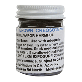 AIM - Oil-Based Wood Stain - 1oz 29.6mL - Brown Creosote - 110-354