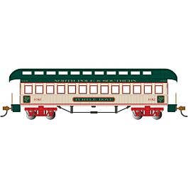 Bachmann - Old-Time Wood Coach with Round-End Clerestory Roof - Ready ...