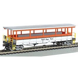Bachmann - Open-Sided Excursion Car w/Seats - Ready to Run - Royal ...
