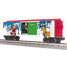 MTH - Operating Boxcar w/Santa - 3-Rail - Ready to Run - RailKing(R ...