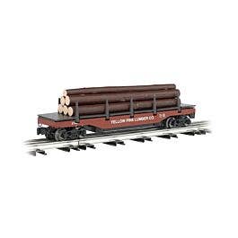 Bachmann - Operating Log Dump Car - 3-Rail - Ready to Run - Williams(TM ...