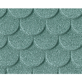 Plastruct - Patterned Sheets - Roofing - Scalloped Tile - .020 x 7 x 24 ...