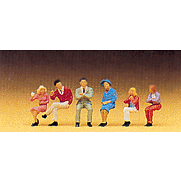 Preiser - Pedestrians - Seated #2 - 590-10096