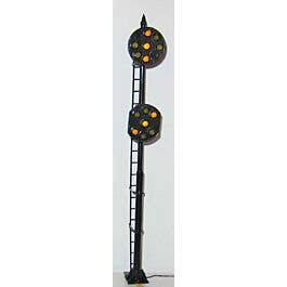 NJ Intl - Pennsylvania Railroad Position Light LED Signal - Single Mast ...