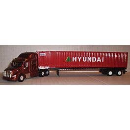 HLP - Peterbilt 587 w/53' Container Chassis & Load - Assembled - Bronze ...
