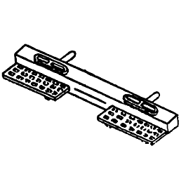 Det West - Pilot - Beam w/Footboards pkg(2) - 235-192