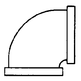 BTS - Pipe elbow /2 - 464-748