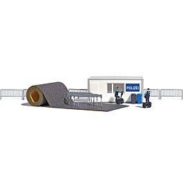 Busch - Portable Police Station Miniature Scene - Container, 2 Police ...