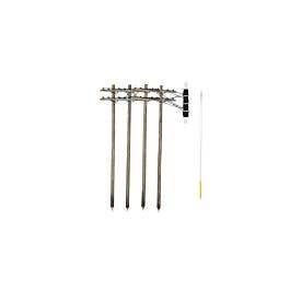 Woodland - Pre-Wired Poles - Utility System - Double Crossbar - 785-2251
