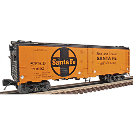 MTH - Premier 40' Steel Sided Reefer Car - Santa Fe - 507-2094194
