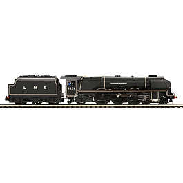 MTH - Premier Steam Princess Coronation Engine w/Hi-Rail Wheels, Pwrd w ...