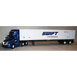 HLP - Prostar Day-Cab Tractor w/53' Container Chassis & Load ...