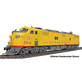 Walthers - PROTO 2000 Diesel EMD E7A - Powered; Standard DC - Milwaukee Road #20A (yellow & gray ...