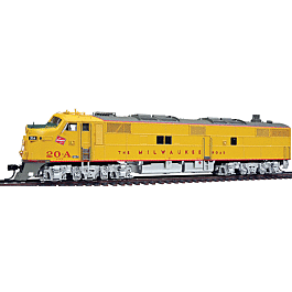 Walthers - PROTO 2000 Diesel EMD E7A Powered w/Sound & DCC - Milwaukee Road #20A (yellow & gray ...