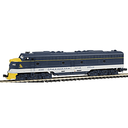 Walthers - PROTO 2000 Diesel EMD E8/9 A Unit - Powered - Chesapeake & Ohio #4022 - No Mars Light ...
