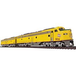 Walthers - Proto 2000 Diesel EMD E8/9A-B Set Powered w/Working Mars Light - Milwaukee Road #30A ...