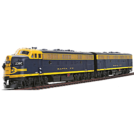 Walthers - PROTO 2000 Diesel EMD F7A-B Set Powered - Standard DC - Santa Fe A #238C (No Radio ...
