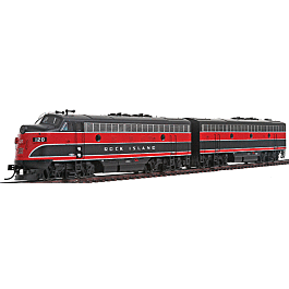 Walthers - PROTO 2000 Diesel EMD F7A-B Set Powered - Standard DC - Rock Island #120 & #120B ...
