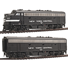 Walthers - PROTO 2000 Diesel EMD F7A-B Set Powered w/Sound & DCC - New York Central #1681 ...