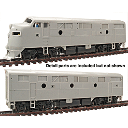 Walthers - PROTO 2000 Diesel EMD F7A-B Set Powered w/Sound & DCC - Undecorated - With or Without ...