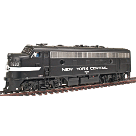 Walthers - PROTO 2000 Diesel EMD F7A Unit Powered w/Sound & DCC - New York Central #1693 (black ...