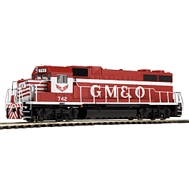 Walthers - PROTO 2000 Diesel EMD GP38-2 Powered - Assembled - Gulf, Mobile & Ohio #742 (red ...