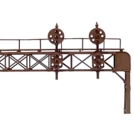 OregonRail - PRR-Style Two-Track Signal Bridge - Kit - 2 Each: Round ...