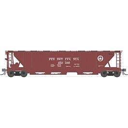 BLI - PRR Class H32 5-Bay Covered Hopper 4-Pack - Ready to Run ...