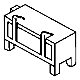 Cal Scale - PRR RS Receiver Box - Mounts On the Short Hood - 190-488