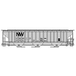 Accurail - Pullman-Standard 4750 3-Bay Covered Hopper - Kit - Norfolk ...