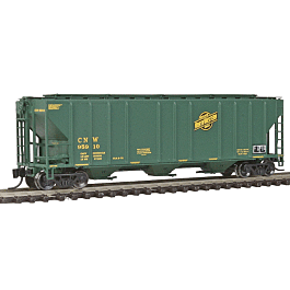 ExactRail - Pullman-Standard PS-2CD 3-Bay Covered Hopper - Ready to Run ...