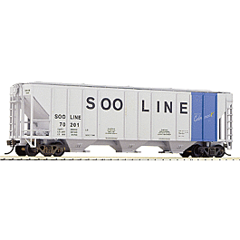 Walthers - Pullman-Standard PS2 Center Discharge Covered Hopper - Kit ...