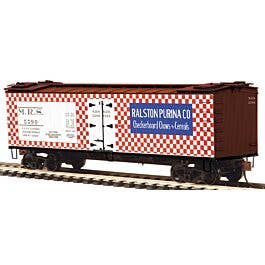 MTH - R40-2 Wood Reefer - Ready to Run - Ralston Purina 5590 - 507-8094064