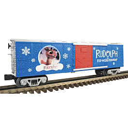 MTH - RailKing Boxcar - Rudolph The Red-Nosed Reindeer (R) - 507-3074359