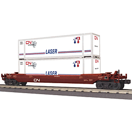 MTH - RailKing(R) Husky Stack Intermodal Well Car- 3-Rail - Ready to ...