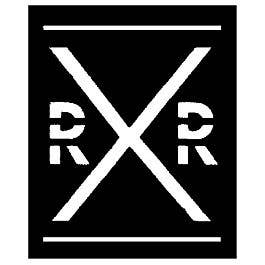 S&S - Railroad Crossing Street Stencil - RxR (brass) - 643-2