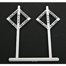 Tichy - Railroad Crossing Warning Sign pkg(10) - Early Diamond Style ...