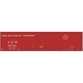 Tichy - Railroad Decal Set - Chicago Great Western 40' Single-Door ...