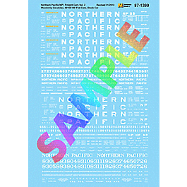 Microscale - Railroad Decal Set - Northern Pacific Wood Chip Gondolas ...