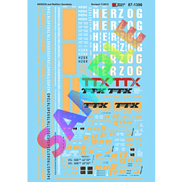 Microscale - Railroad Decal Set - Herzog and TTX/RailGon Gondolas 2012 ...