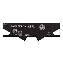 Tichy - Railroad Decal Set 6-Pack - Baltimore & Ohio Class N17 USRA 2 ...