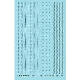 Archer - Railroad Decals - 3D Resin Rivets - Starter Set - 108-88093