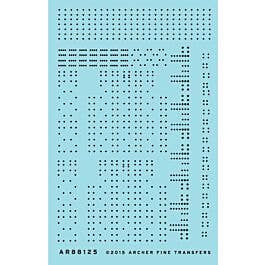 Archer - Railroad Decals - 3D Resin Rivets - Hopper Car Rivet Set Sheet ...