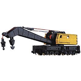 Model Pwr - Railroad Work Car w/Crane - Santa Fe - 490-3162