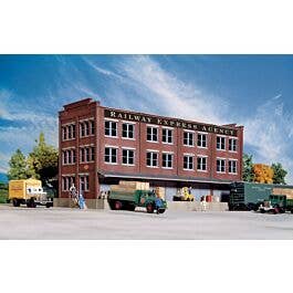 Walthers - Railway Express Agency (REA) Transfer Building - Kit - 13-1/ ...