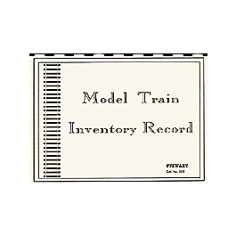 Stewart Pr - Record Book - Model Train Inventory - 683-509